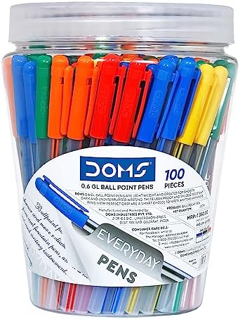 SSKR Pack of 12 Pcs Very Long Pens - 25 Cms Long | Blue Ink Ball Point ...