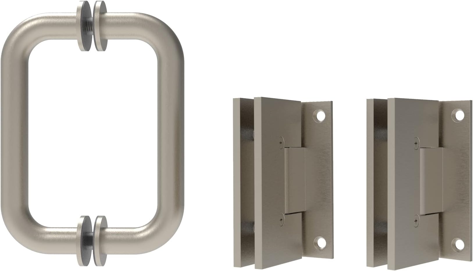 CRL Brass Vienna Shower Pull and Hinge Set by CR Laurence - Screen Door ...