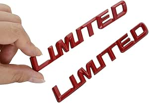 Amazon.com: 2Pc Metal Limited Edition Luxury Sport Car Emblem Badge ...