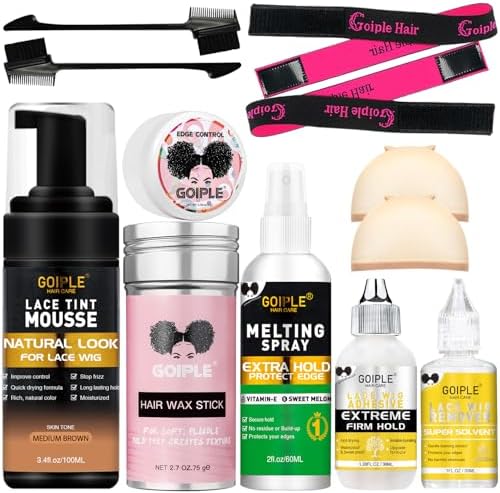 Amazon.com : Lace Tint Mousse for Women's Wigs, Toupees, and Hairpieces ...