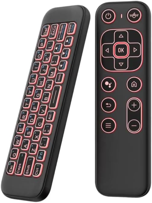 Amazon.com: iPazzPort Mini Air Mouse Remote Keyboard with 7-Color ...