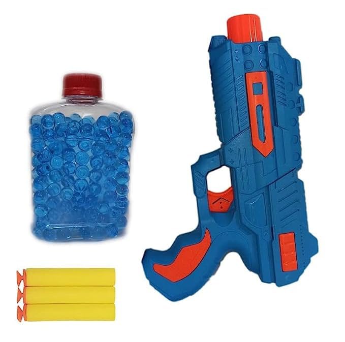 2 in 1 X-Shot Blaster Pistol Toy Gun with Jelly Shots with 10 Soft Foam ...