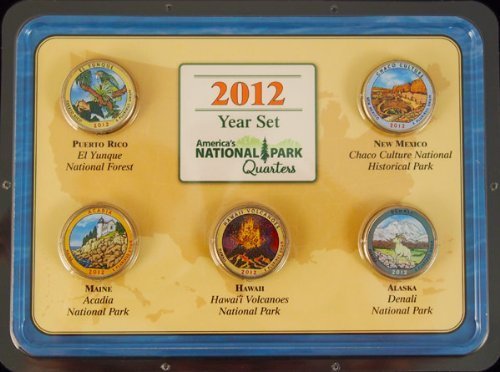 2012 National Park Quarters Colorized Year Set at Amazon's Collectible ...