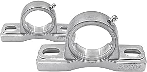 Amazon.com: 1Pc Vertical Spherical Bearing Single Shaft Seat SP204 205 ...