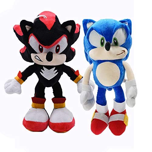 Buy Sonic Plush 2pcs/set Big 45cm Sonic Plush Peluche Sonic Super Sonic ...