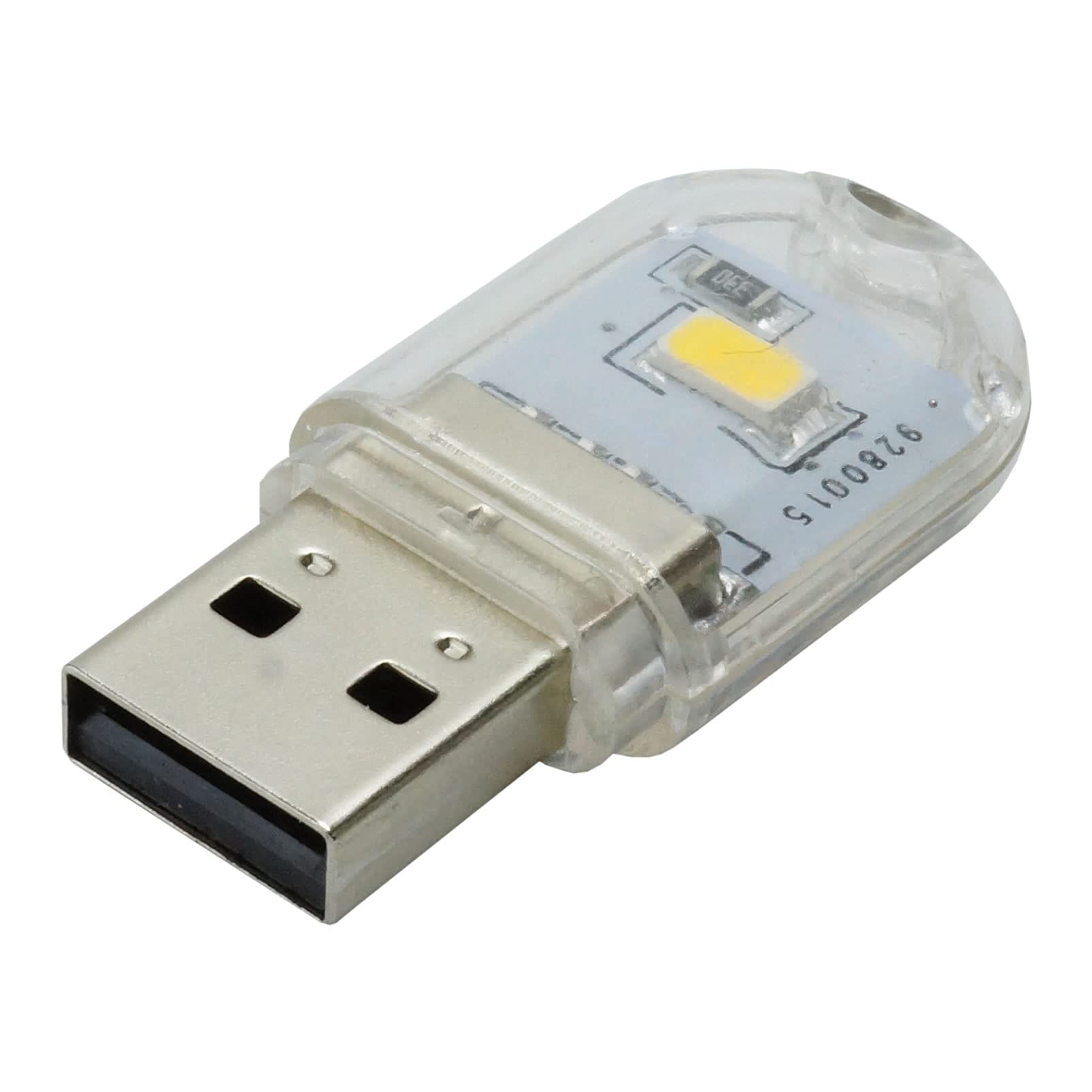 Amazon.co.jp: prendre LEDライト USB給電式 両面発光 LED 2灯 ミニライト 小型 軽量 携帯 簡単点灯 キャップ付き コンパクト （ホワイト） PR ...