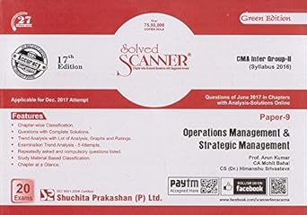 Buy Shuchita Prakashan's Solved Scanner For CMA Inter Group - II Paper ...