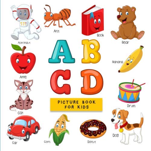 Amazon | ABCD Picture Book for Kids: Learning Alphabets Made Easy ...