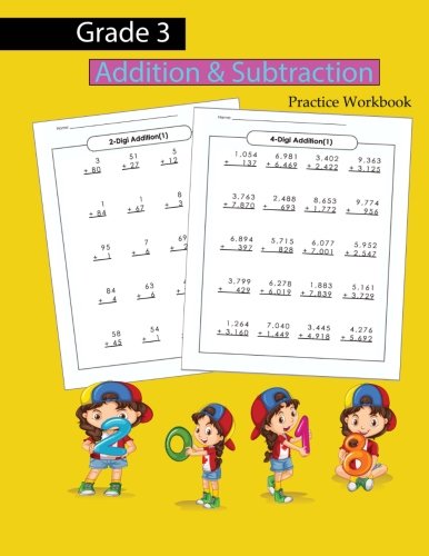 Buy Grade 3 Addition & Subtraction Practice Workbook: Beginning Math ...
