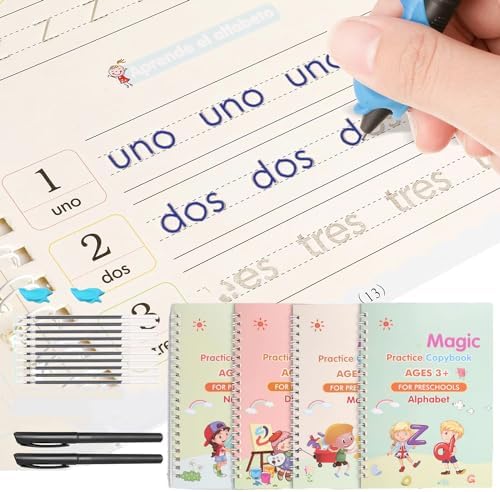 Libros Mágicos de Escritura a Mano, Libro de Caligrafia en Español ...