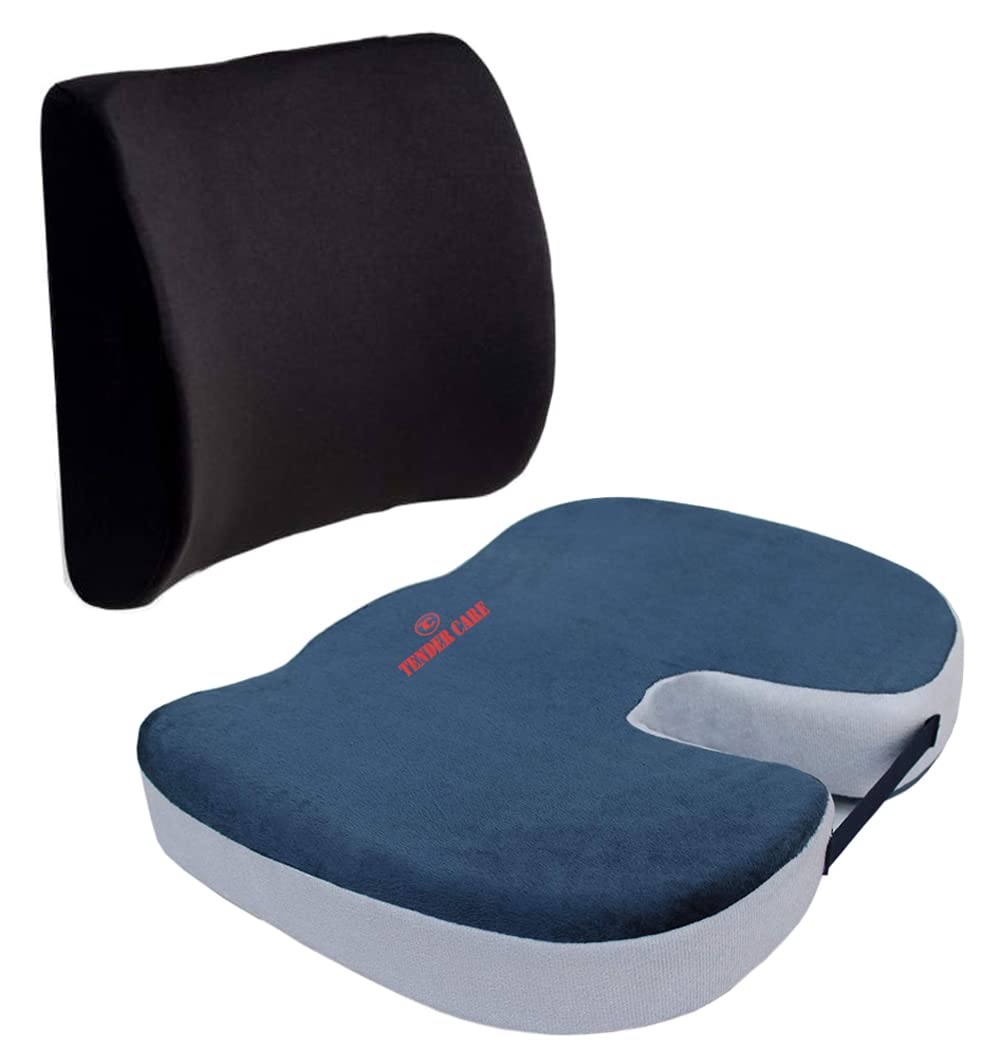 Tender Care Lumbar Tailbone Support Combo Offer WITH TENDER CARE Coccyx ...