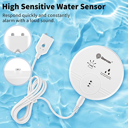 Snapklik.com : Geevon 4 Pack Water Leak Detector, 135dB Water Leak ...
