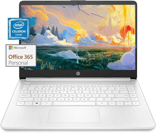 Amazon.com: HP Portable Laptop, Student and Business, 14" HD Display ...