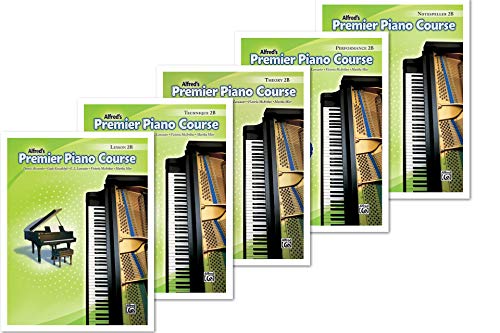 New Set! Alfred's Premier Piano Course Level 2B Books Set (5 Books ...