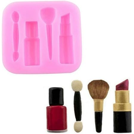 Amazon.com: 5 Pieces Makeup Tools Silicone Molds Lipstick Perfume ...