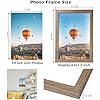 Amazon.com - JCJMY 5x8 Picture Frame Rustic Brown for Wall Hanging or ...