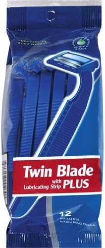 Amazon.com: Premium Twin Blade Disposable Men's Razor (10 Count) 3 ...