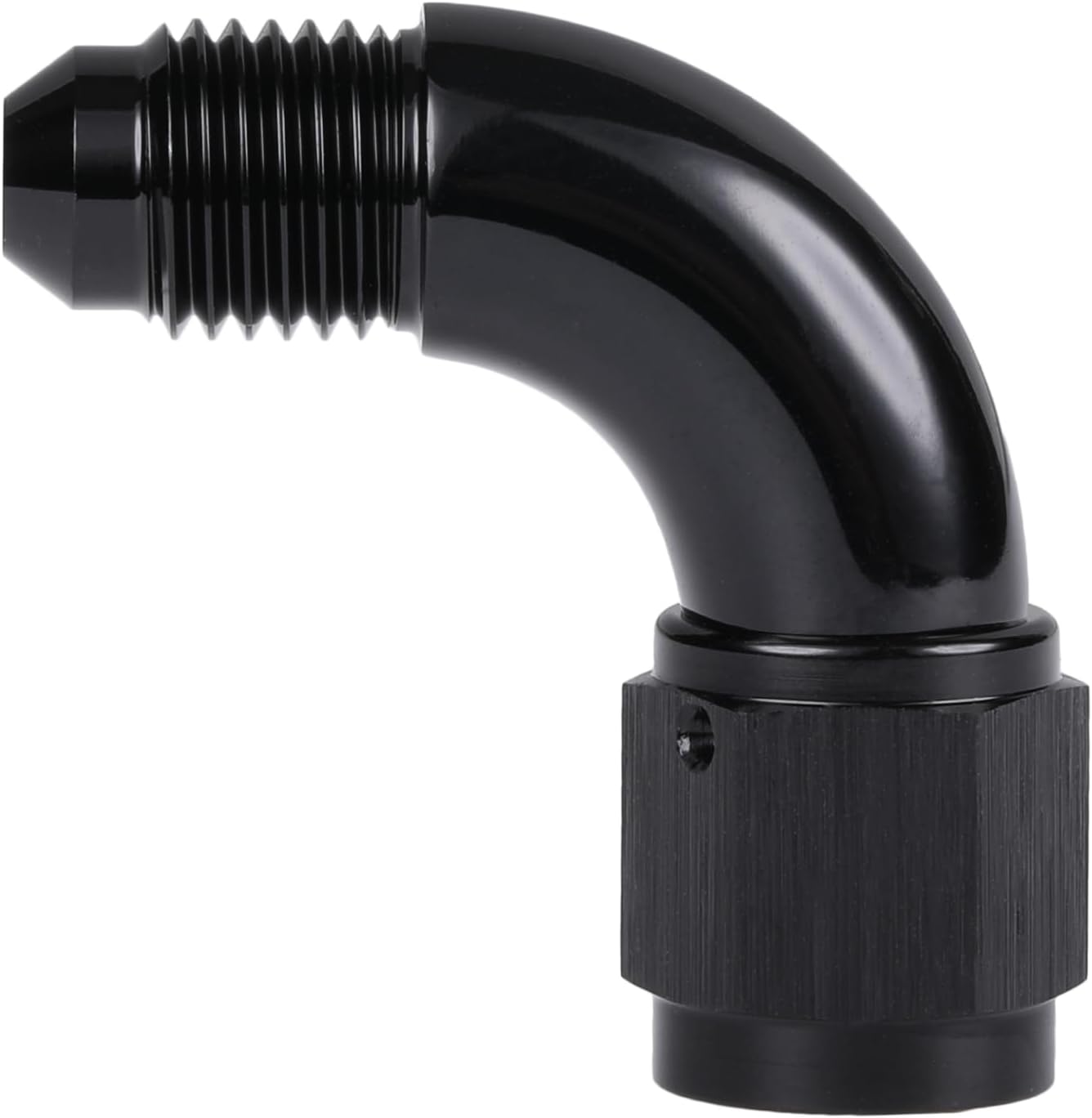 Podavelle 90 Degree 4AN Male to 4AN Female Swivel Full Flow Fitting ...
