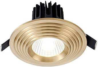 USMJQVZ 4 inch Modern Brass LED Recessed Light Fixtures 5W,7W,10W ...