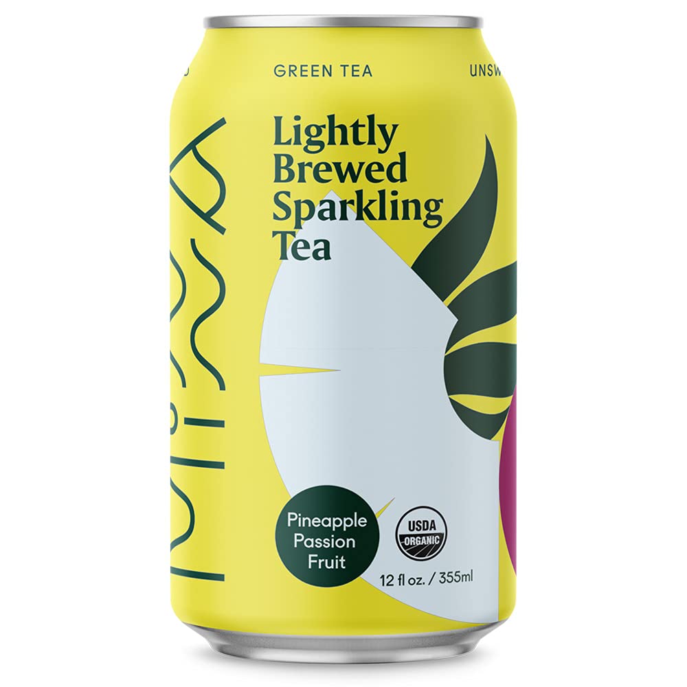 Amazon.com: Minna Organic Sparkling Iced Tea - PINEAPPLE PASSION FRUIT ...