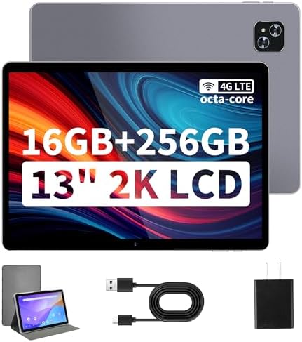 Veidoo T80 Plus: Tablet Android de 13 Polegadas, Tela FHD 2K 2160 x ...