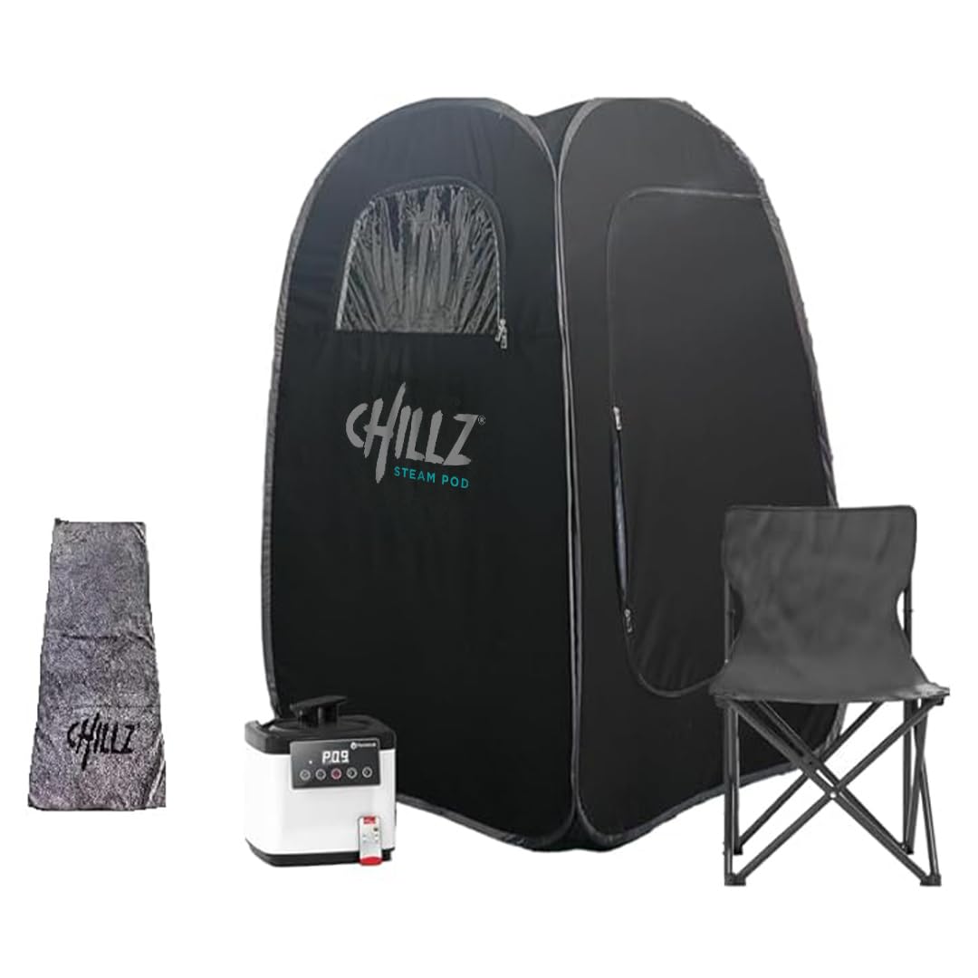 Buy CHILLZ® Steam Pod Portable Sauna Pod Steam Sauna – Full Body ...