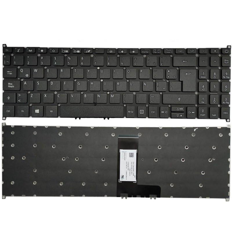 Amazon.com: Glintique OEM Spanish/Latin Laptop Keyboard for Acer Aspire ...
