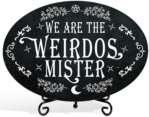 Amazon.com: I Myself Am Strange and Unusual Witchy Vintage Tin Sign ...