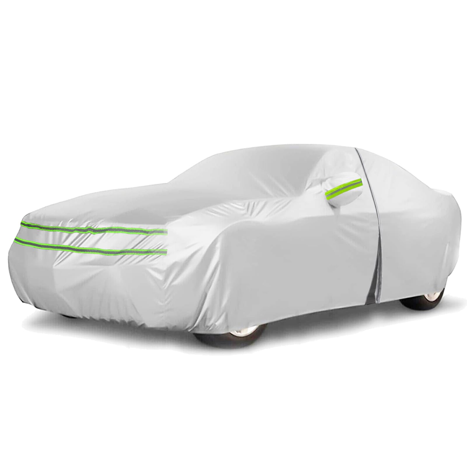 QUYDDC Full Surround All Weather Thicked Car Cover Universal Fit for ...