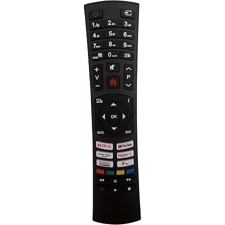Replacement Bush RC4591P TV Remote Control For Bush LED QLED Smart TV ...