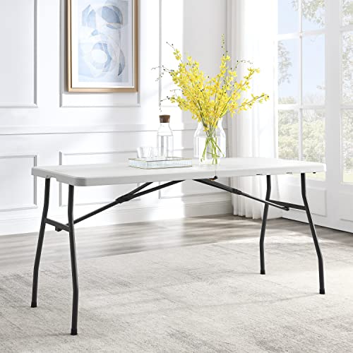 Snapklik.com : Living And More 5ft Half Folding Table
