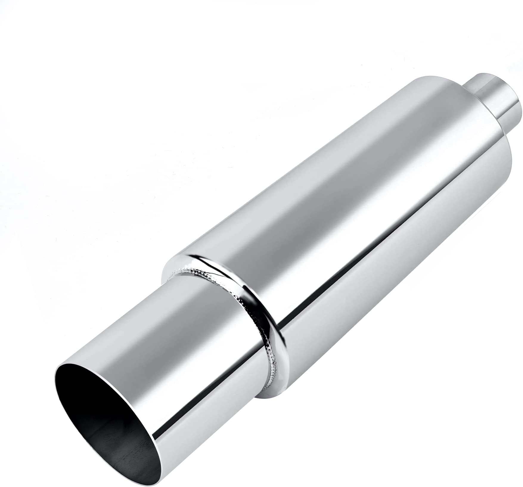 Amazon.com: M-AUTO Single Chamber Muffler, 3" Inside Inlet and 2.5 ...
