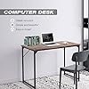 Amazon.com: MGHH Computer Desk 39 inch, Home Office Desk Writing Study ...