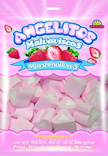 Angelitos Marshmallows, Heart Strawberry, 200g : Amazon.in: Grocery ...