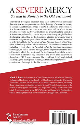 Snapklik.com : A Severe Mercy: Sin And Its Remedy In The Old Testament