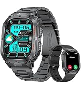 Amazon.com: FOXBOX Smart Watch for Men with Bluetooth Call/Dial, 1.43 ...
