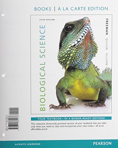Biological Science, Books a la Carte Edition & Modified ...