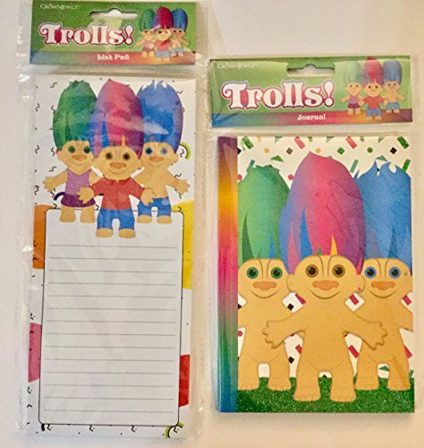 Trolls! Journal and List Pad / Notepad by Crownjewlz: 0811479025483 ...