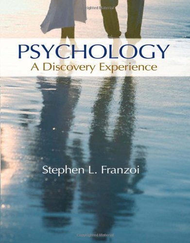 Psychology: A Discovery Experience 1st Edition by Franzoi, Stephen L ...