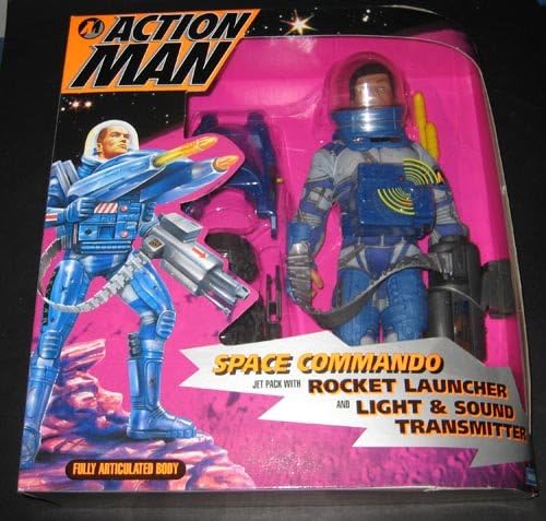 Action Man SPACE COMMANDO with rocket launcher : Amazon.co.uk: Outlet