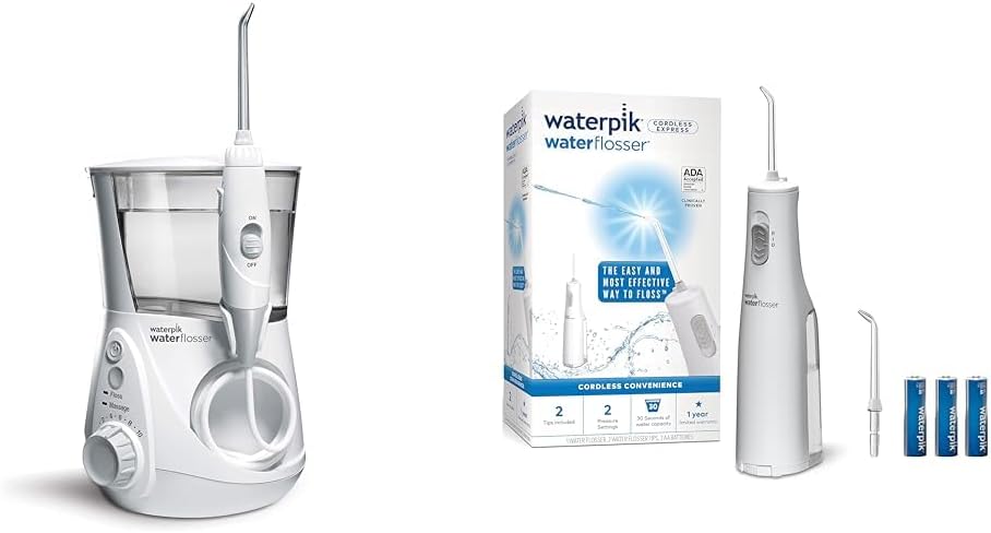 Amazon.com: Waterpik Aquarius Water Flosser WP-660 & Cordless Express ...