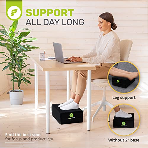Snapklik.com : ErgoFoam Foot Rest For Under Desk At Work Chiropractor ...