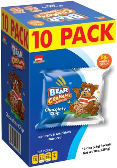 Amazon.com: Generic AJS - 2 Boxes - Sobisk Chocolate Chip Teddy Bear ...