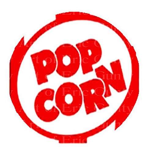 Amazon.com: 1/2 Sheet - Popcorn Logo Birthday - Edible Cake/Cupcake ...