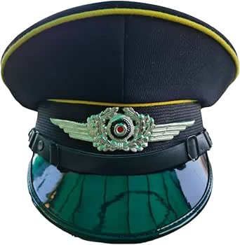 WW2 German Luftwaffe M35 Nco Visor (Fallschirmjager) Cap Yellow Piping ...