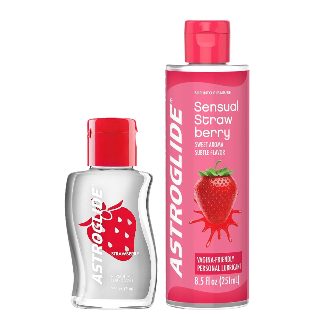 Amazon.com: Astroglide Water-Based Strawberry Flavored Personal ...