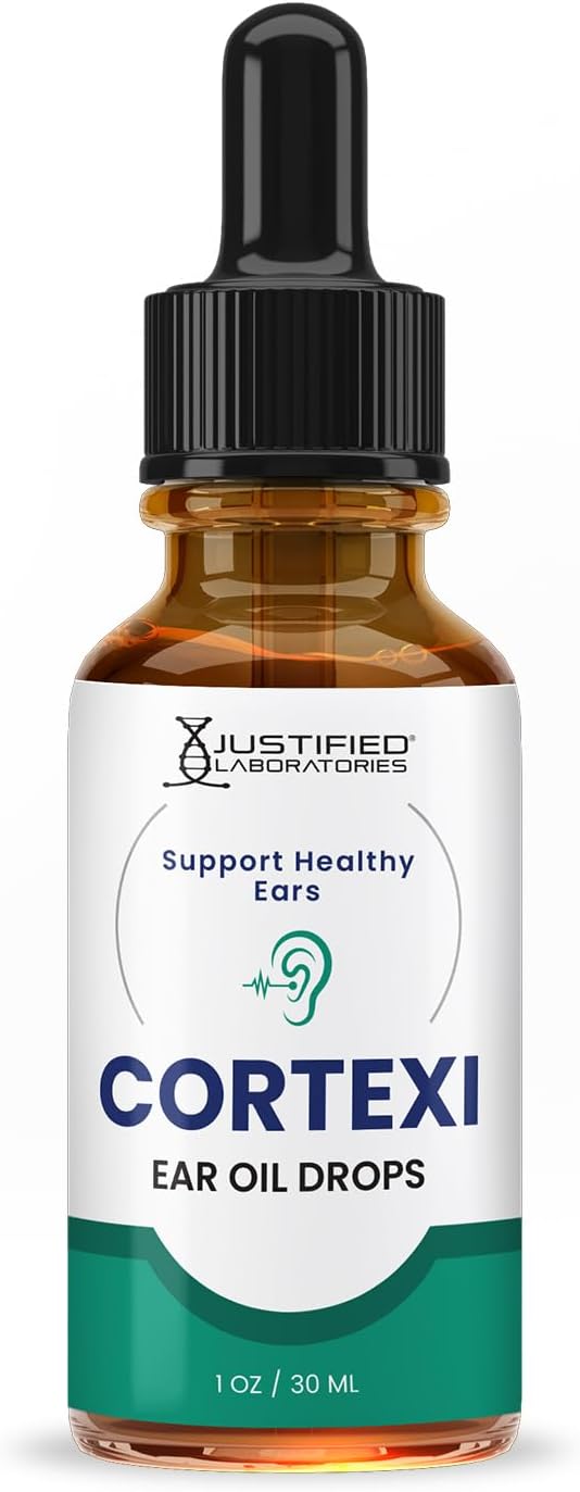 Amazon.com: Cortexi Ear Drops Cortexi Healthy Eardrum Oil Supports ...