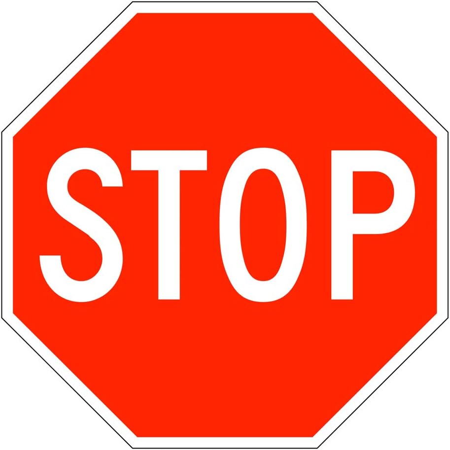 18x18 MUTCD R1-1 Stop Sign, 3M 3930 HIP, Rust Free Nepal | Ubuy