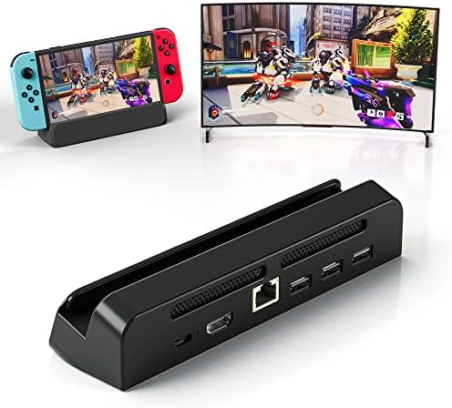 Amazon.com: Docking Station for Nintendo Switch, Switch Dock, ikedon ...