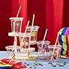 Amazon.com: Boao 36 Sets Circus Carnival Cups with Lids and Paper ...
